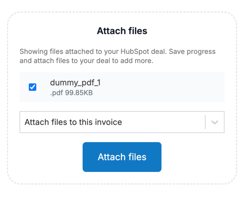 Attaching files to your invoices | Invoice Stack